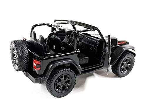 Wrangler Rubicon 4x4 Convertible Off Road Exploration Diecast Model Toy Car Black