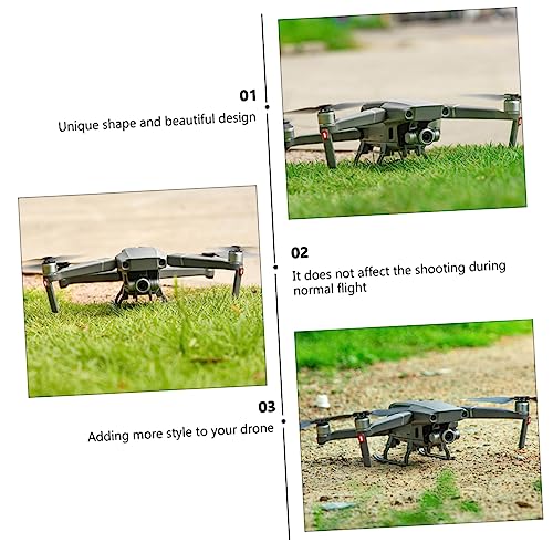 ibasenice Drone Stand Remote Control Toy Folding Bracket Rc Toys Drone Heightened Bracket Quadcopter Kit Drone Landing Stand Height Extender for Drone Aircraft Leggings Supplies Propeller