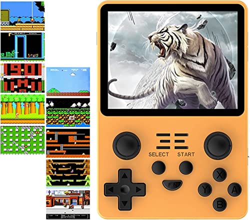 Portable Handheld Games Console,Game Player 3.5-Inch Color Screen Rechargeable Battery Best Gift-A
