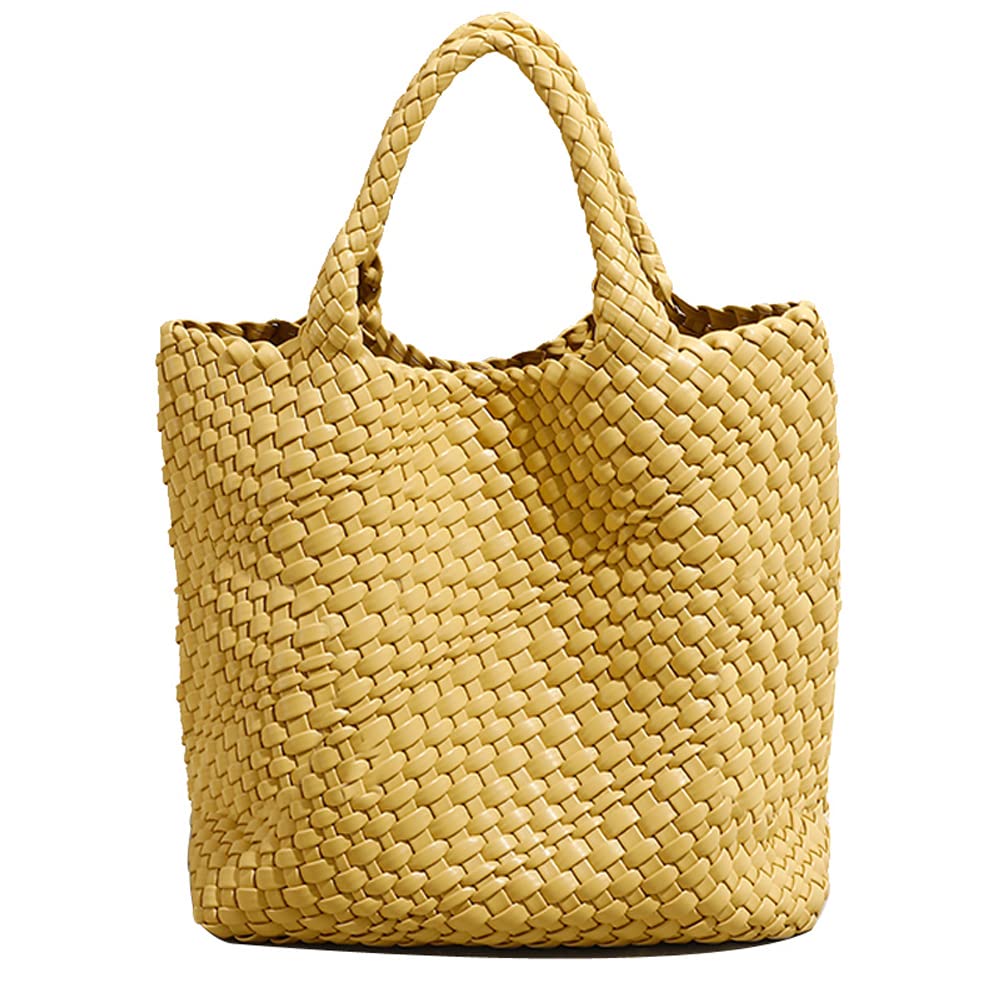 BZXHVSHA Women's Tote Bag Large Capacity Handbags And Purse For Ladies (Yellow)