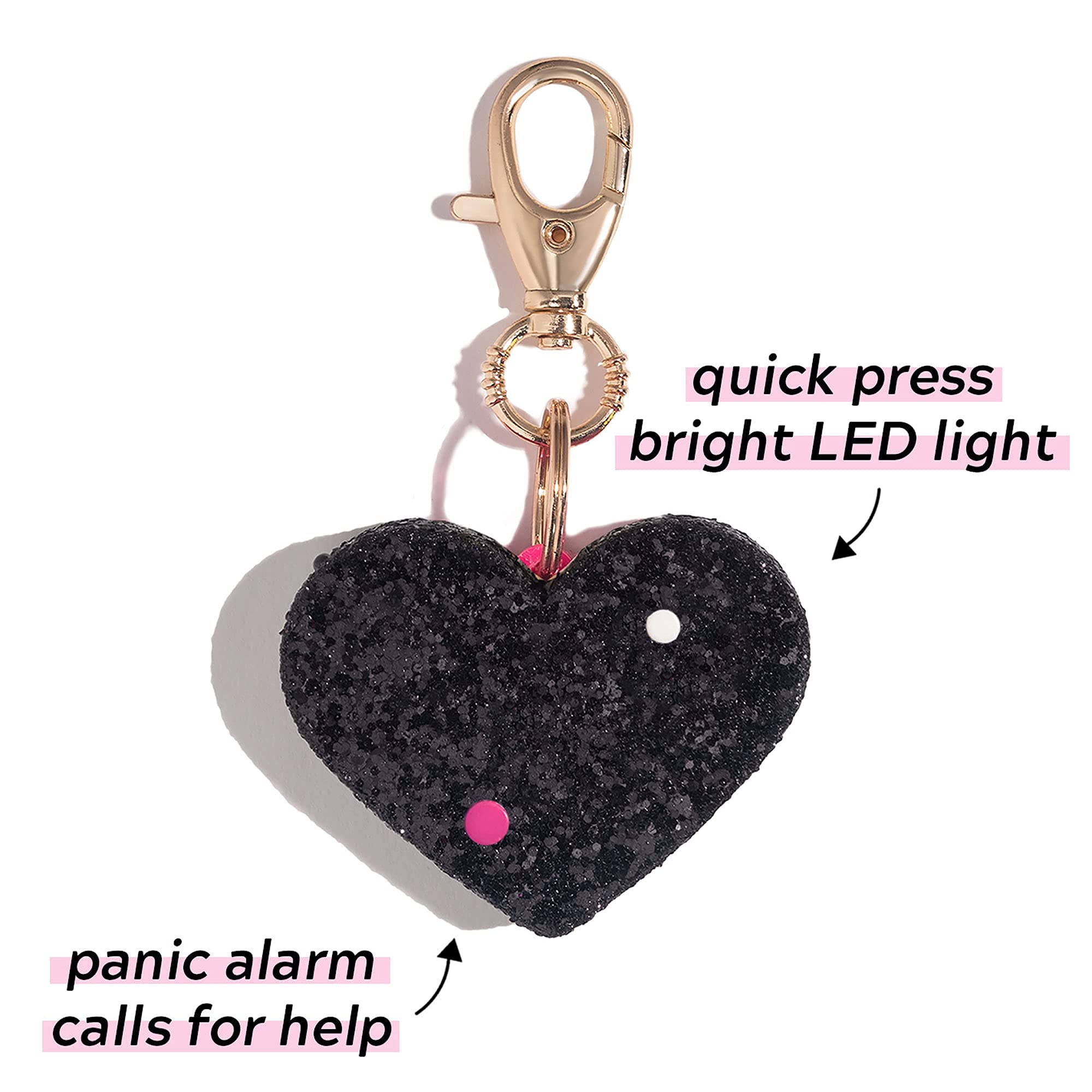 BLINGSTING Pepper Spray Maximum OC Strength Self Defense Spays for Women, 12 ft Spray Range & UV Dye