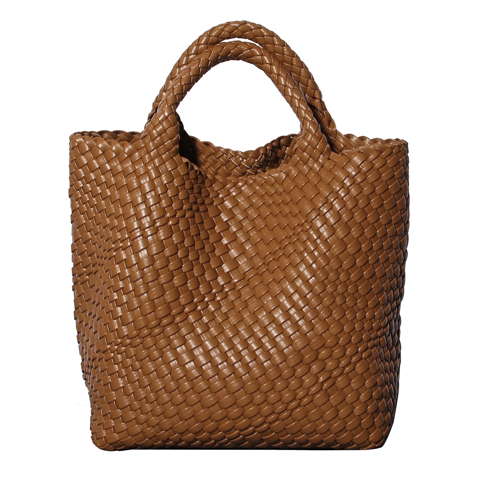 BZXHVSHA Women's Tote Bag Large Capacity Handbags And Purse For Ladies (Brown)