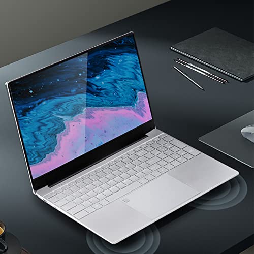 CHICIRIS Laptop Computer, Portable 15.6in Laptop 2K Resolution IPS Screen 16GB RAM for Home (16+512G US Plug)