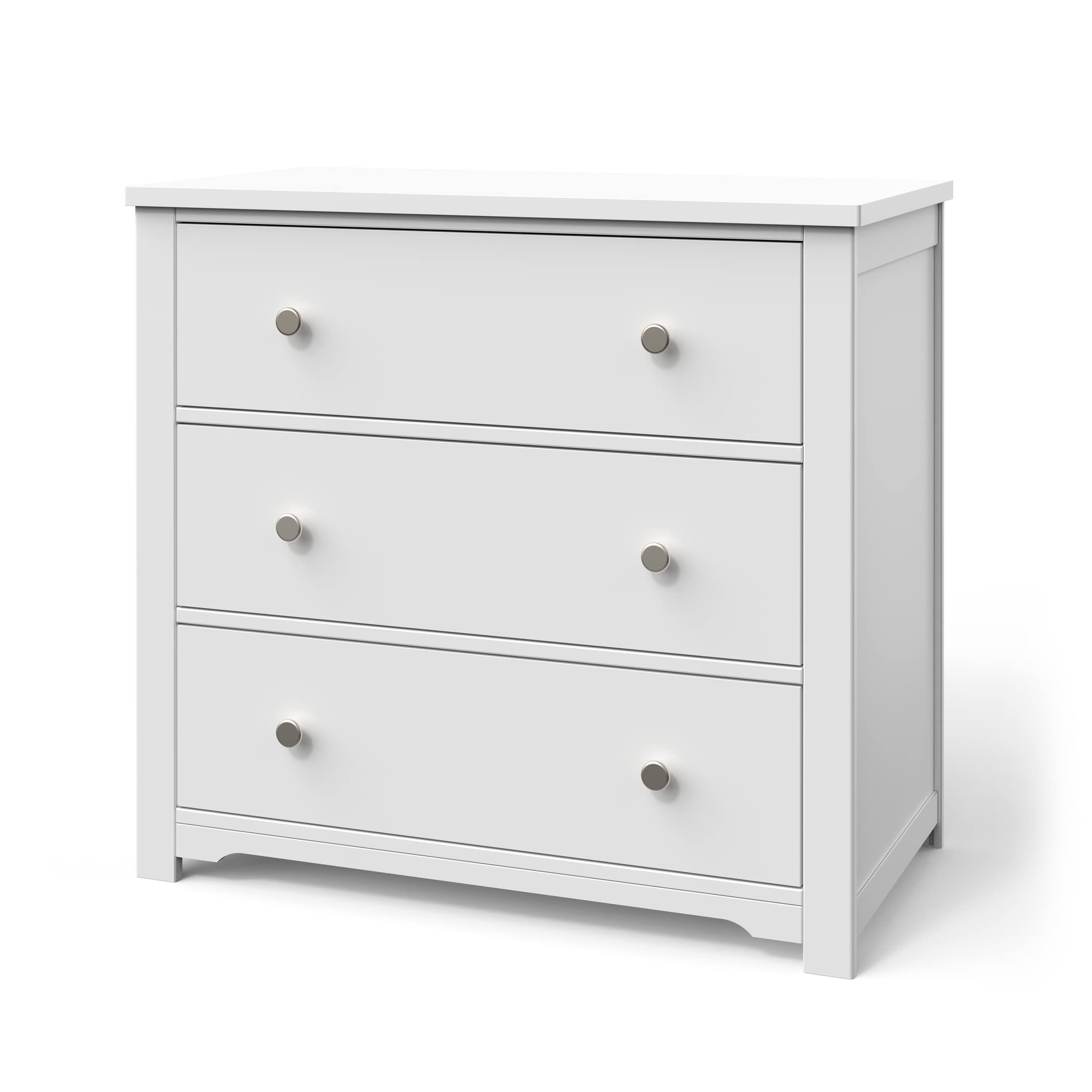 Child Craft Cottage Curve Crib and Dresser Nursery Set, 3-Piece, Includes 4-in-1 Convertible Crib, 3 Drawer Dresser, and Changing Table Topper, Grows with Your Baby (Dapper Gray)