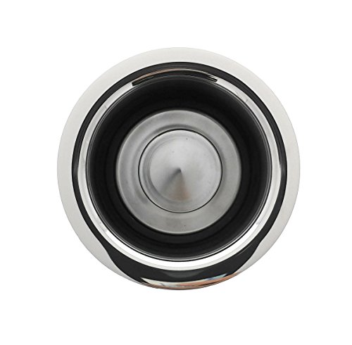 Essential Values Kitchen Extended Sink Flange, Deep Polished Stainless Steel Flange for Insinkerator Garbage Disposals and Other Disposers That Use A 3 Bolt Mount and A Thicker Sink