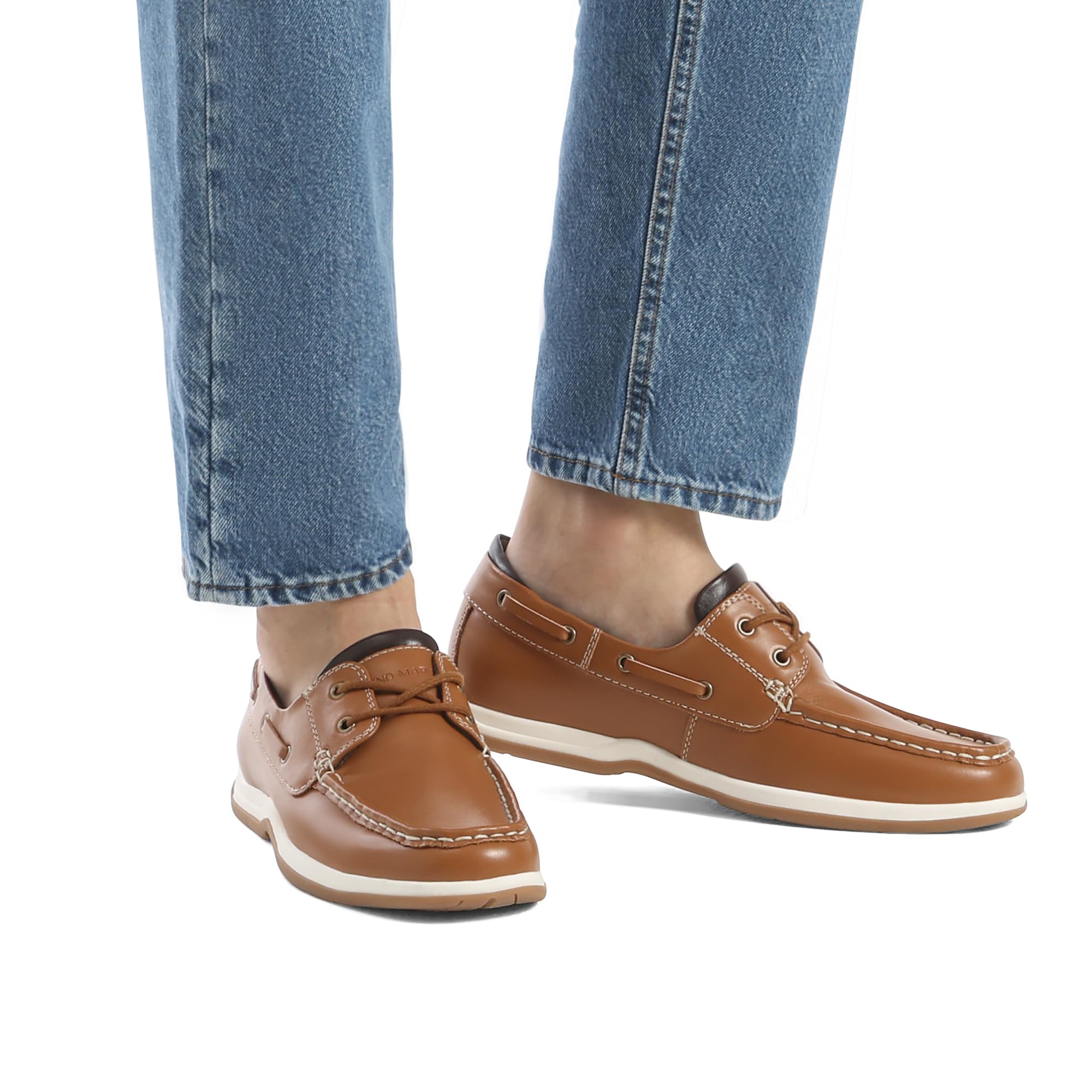 Bruno Marc Men's Boat Shoes Casual Dress Shoes, Brown, Size 13, SBLS2341M