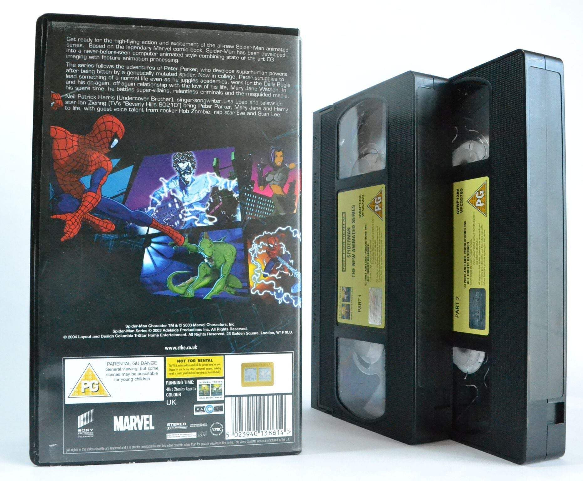 Spider-Man: (2003) Complete First Season [Double Tape Animation] Kids VHS