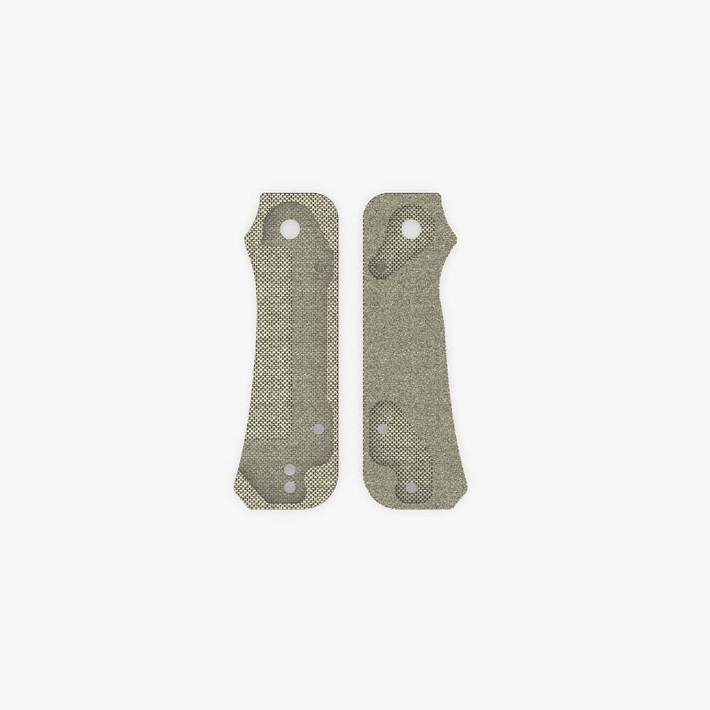 Flytanium Groove Green Canvas Micarta Scales Compatible with CIVIVI Baby Banter Knife