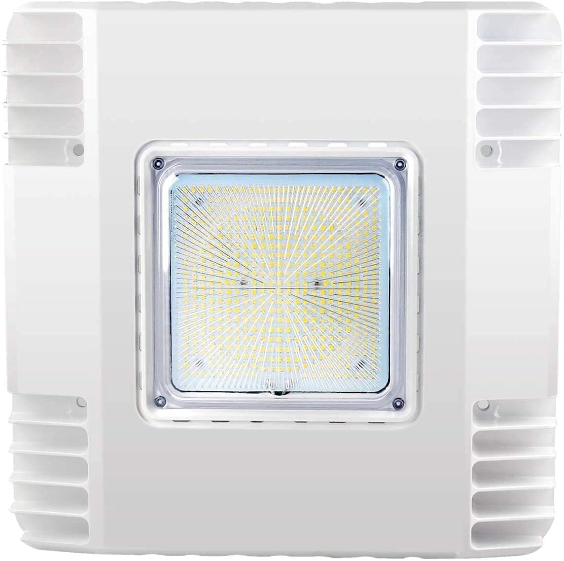 OSTEK 150W LED Canopy Light, 19,500LM, 5700K Daylight White, Surface Mount Gas Station & Carport Lighting, IP65 Waterproof, Outdoor Rated, AC100-277V, UL & DLC Listed
