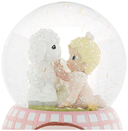 Precious Moments, Jesus Loves Me, Snow Globe, Resin, Girl, 102403