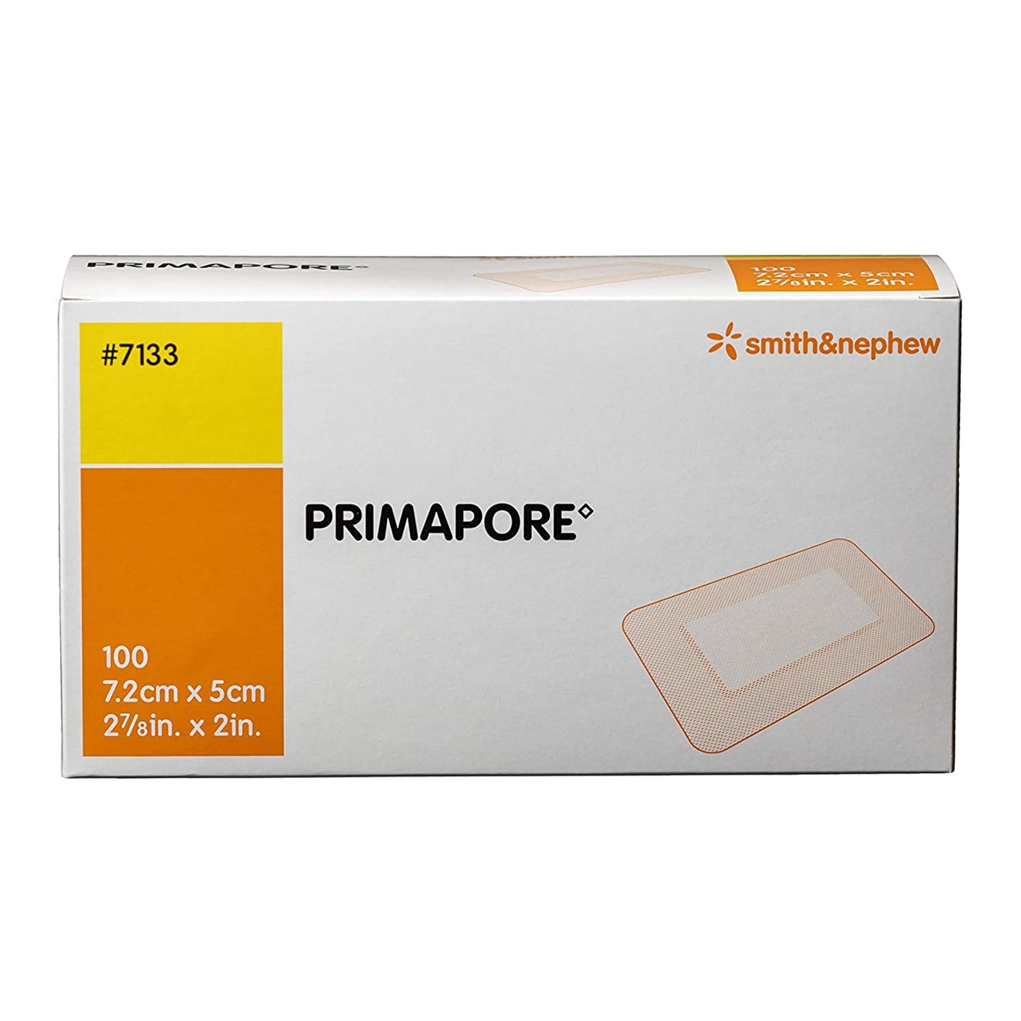 Box of 100 Primapore Dressing 2" x 3" SMITH & NEPHEW INC. 7133
