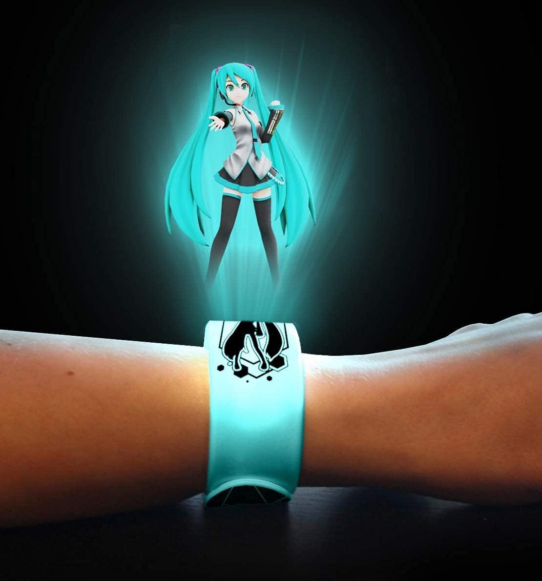 WRIST WORLD Hatsune Miku Wrist Band Set - an Augmented Reality Virtual AR RPG Adventure On Your Phone and Wrist