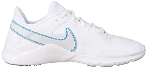 Nike Womens Legend Essential 2 Running Trainers CQ9545 Sneakers Shoes (UK 4.5 US 7 EU 38, White Worn Blue Aura Phantom 101)