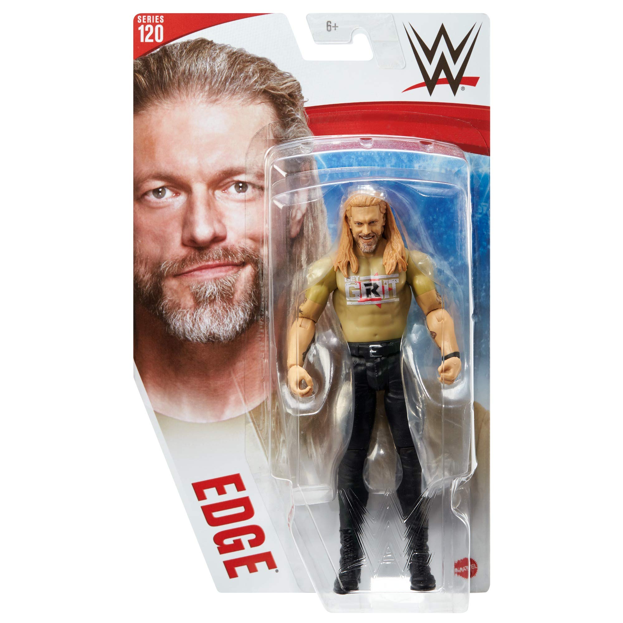 WWE Edge Action Figure Series 120 Action Figure Posable 6 in Collectible for Ages 6 Years Old and Up