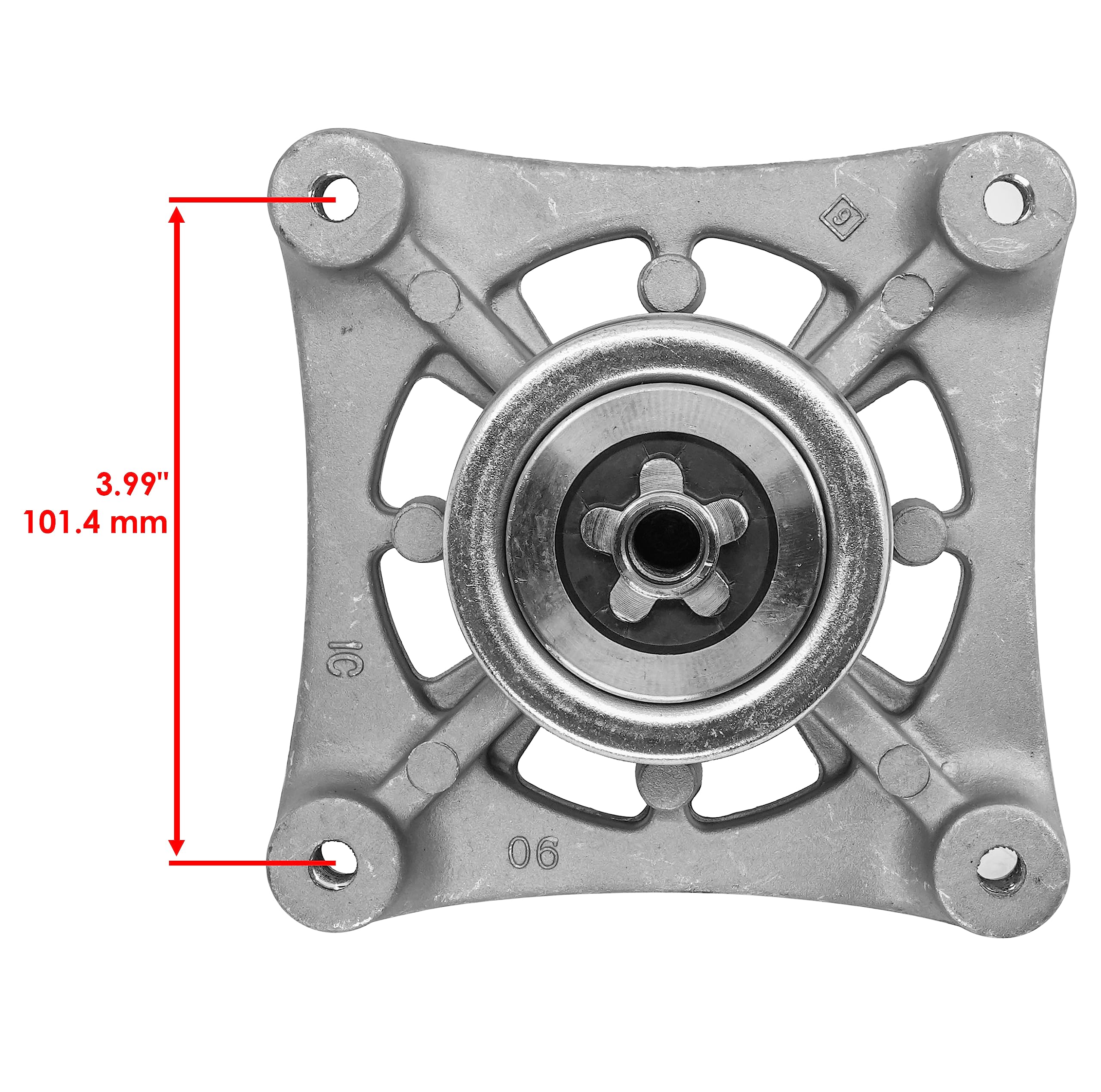 Caltric Spindle Belt Blade Deck 48" Compatible with Husqvarna Z4824 587125201 532174375 532180054