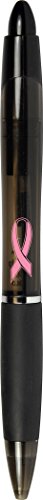 Zebra Pen Z-Grip MAX BOLD Retractable Ballpoint Pen, 1.2mm, Black with Pink Ribbon, 24-Pack (32577)