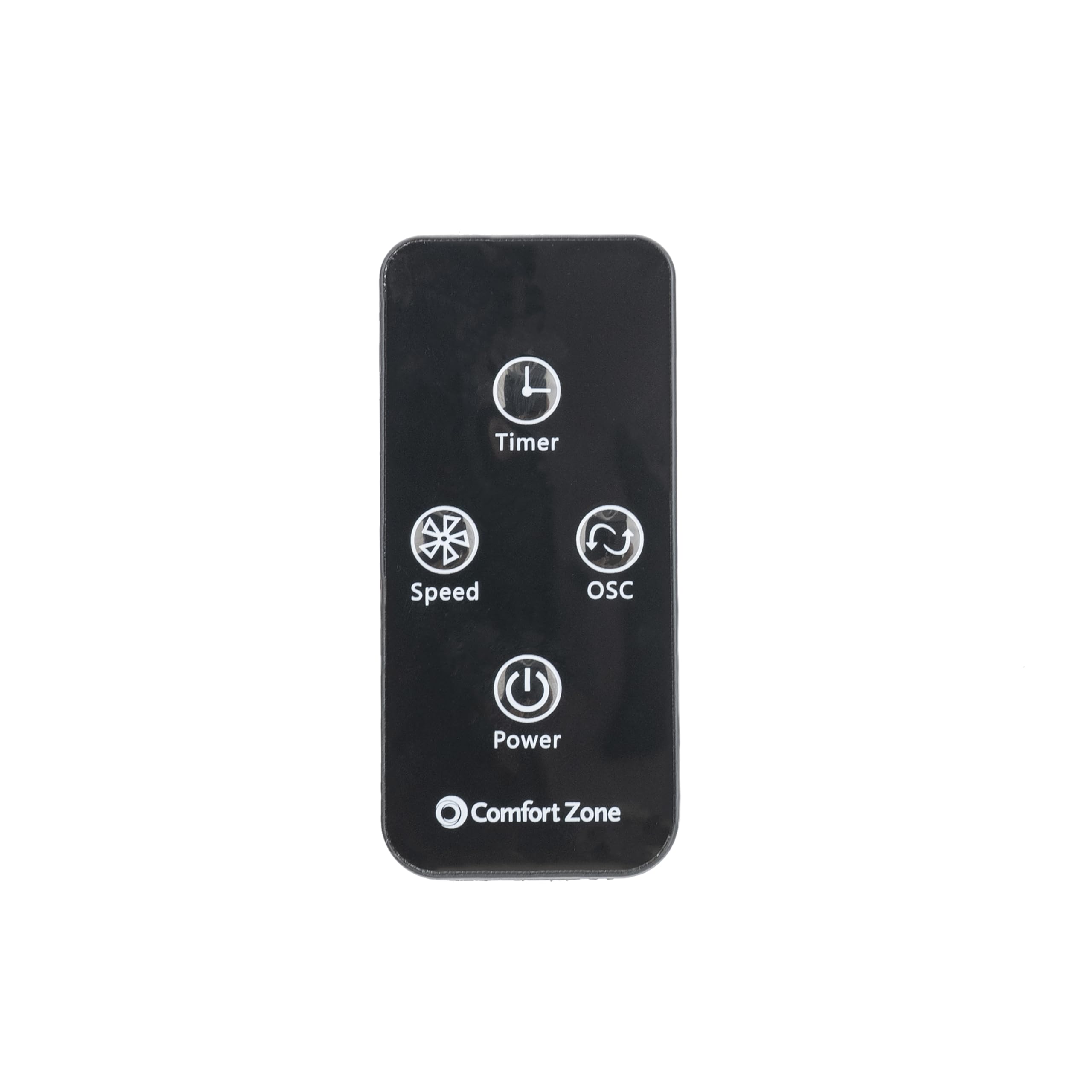 Comfort Zone Oscillating Bladeless Tower Fan with Remote Control, 28 inch, 3 Speed, 70 Degree Oscillation, Portable, 9-Hour Timer, LED Display, Ideal for Home, Bedroom, Dorm & Office, CZ12548