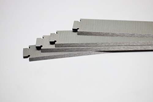 HSS Planer Blades for Ryobi AP1301 Ridgid TP13001 TP13002 TP13000 AC8630 13-9/16-Inch Heat Treated, Double Sided, Set of 4 Replacement