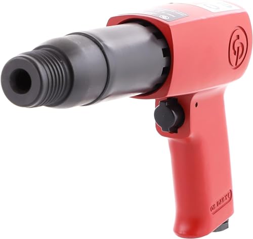 Chicago Pneumatic CP7150 - Air Hammer, Welding Equipment Tool, Construction, Heavy Duty, 0.401 Inch (10.2mm), Round Shank, Stroke 3.5 in / 89 mm, Bore Diameter 0.75 in / 19 mm - 2300 Blow Per Minute