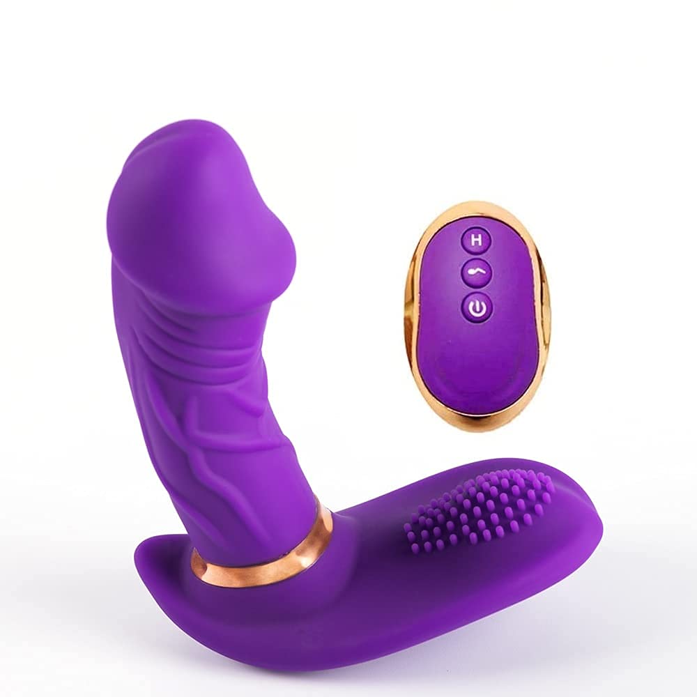 Clit Vibrating Dildo Panties with Virbrater