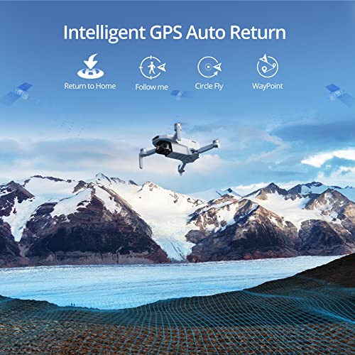 Potensic ATOM SE Combo GPS Drone Quadcopter with 4K ShakeVanish Camera Less Than 249g, 62 Mins Flight Time, 4km FPV Transmission, Max. Speed 16m/s, Auto Return
