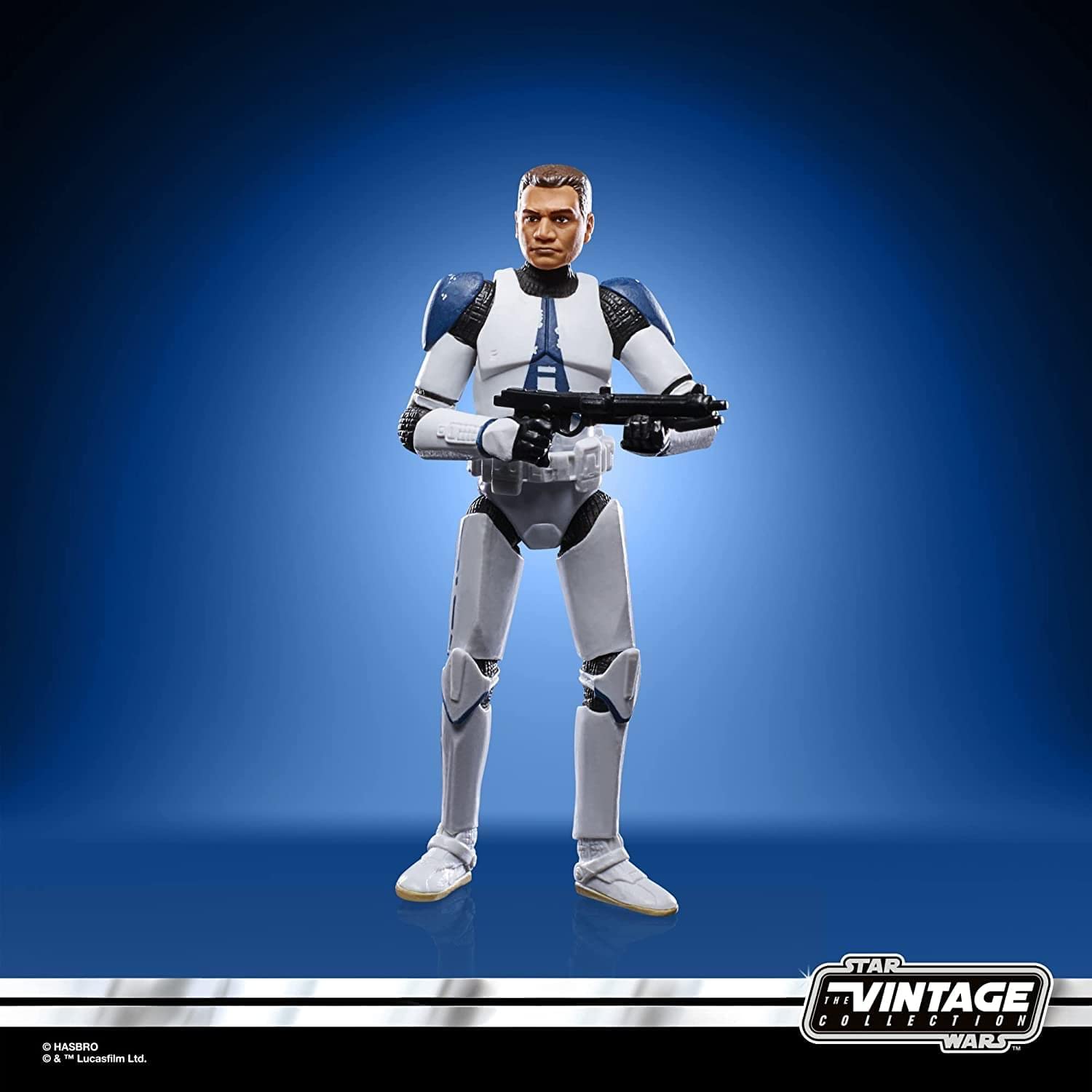 STAR WARS Hasbro The Vintage Collection Clone Trooper (501st Legion) Toy,3.75-Inch-Scale The Clone Wars Action Figure,Toys Kids Ages 4 and Up,(F5834)