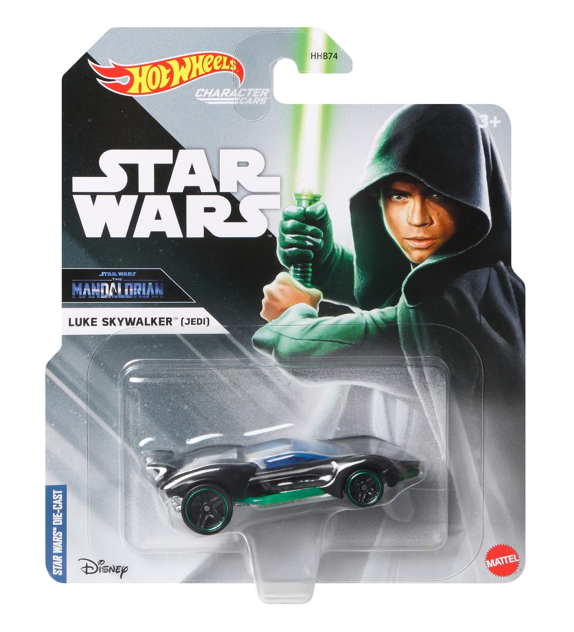 Star Wars Hot Wheels Character Cars Luke Skywalker Diecast Car (Jedi)