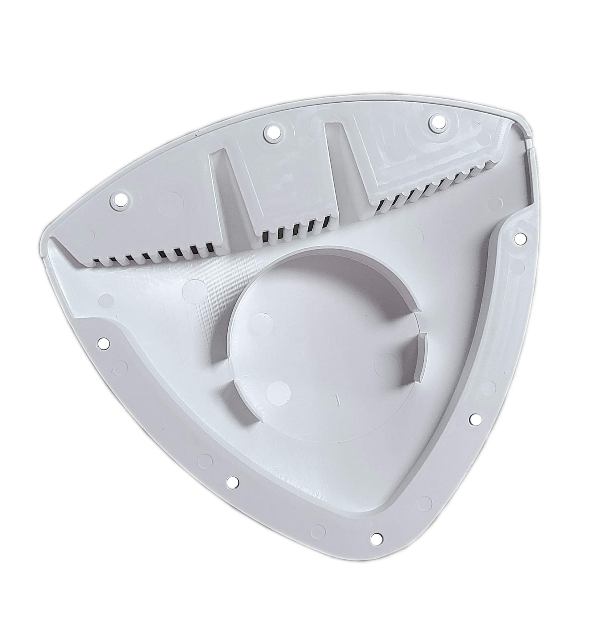 Class A Customs | RV ATV Cycle Truck Cargo Work Trailer Side Air Vents | Two Pack | White | High Tech/Arrow Design