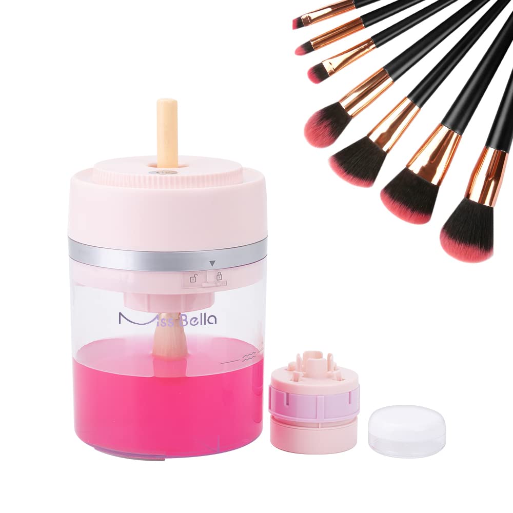 Electric Makeup Brush Cleaner Dryer Machine, USB Charging Automatic Cosmetics Brushes Cleaning Drying Machine for Almost All Size Make up Brushes