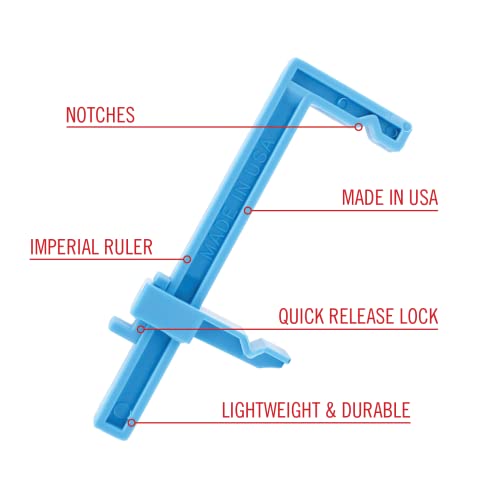 Excel Blades 3 Inch Plastic Bar Adjustable Clamps for Diorama, Made in the USA, Modeling Clamps, Hobby Tools for Model Building, Miniature Plastic Clamp, Made in USA, 6 Pack