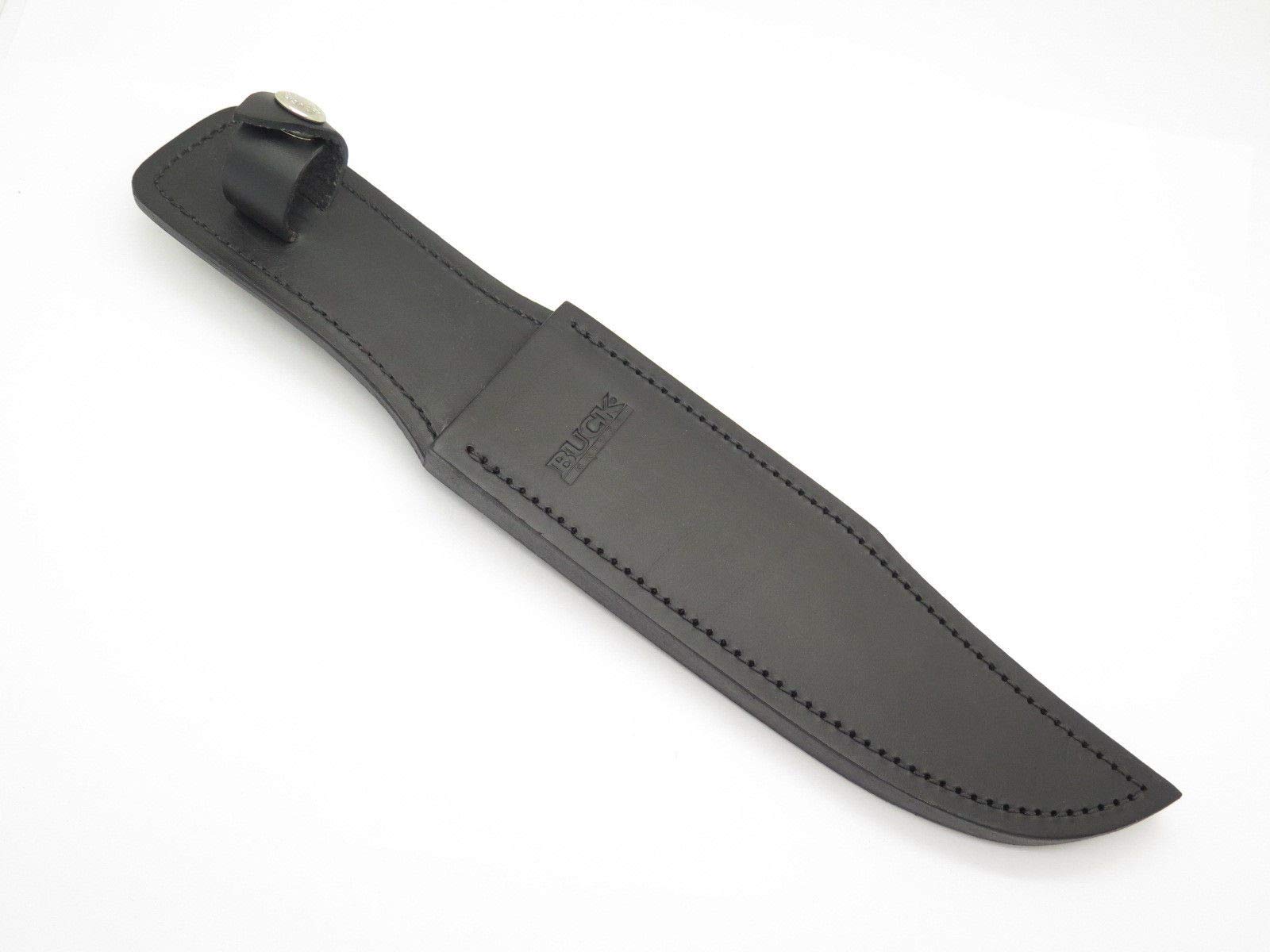 Buck 916 Black Leather Fixed Blade Bowie Knife Sheath Fits 184 Buckmaster 188