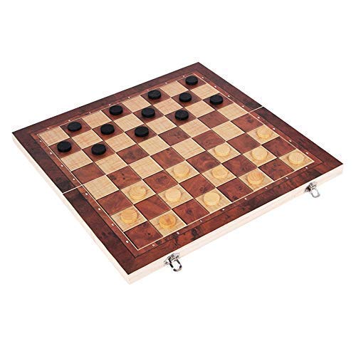 Chess Set International Chess 2020 3 in 1 Wooden Chess Backgammon Checkers Indoor Or Outdoortravel Games Chess Set Board Draughts