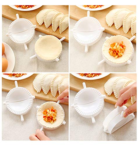 Dumpling Maker Dumpling Tools 5Packs with Different Sizes of Dumpling Mold, Perfect for Making Hand pies, Dumplings, Ravioli, Calzones, Dough Press 5.5/7.5/9.5/12/15.5cm