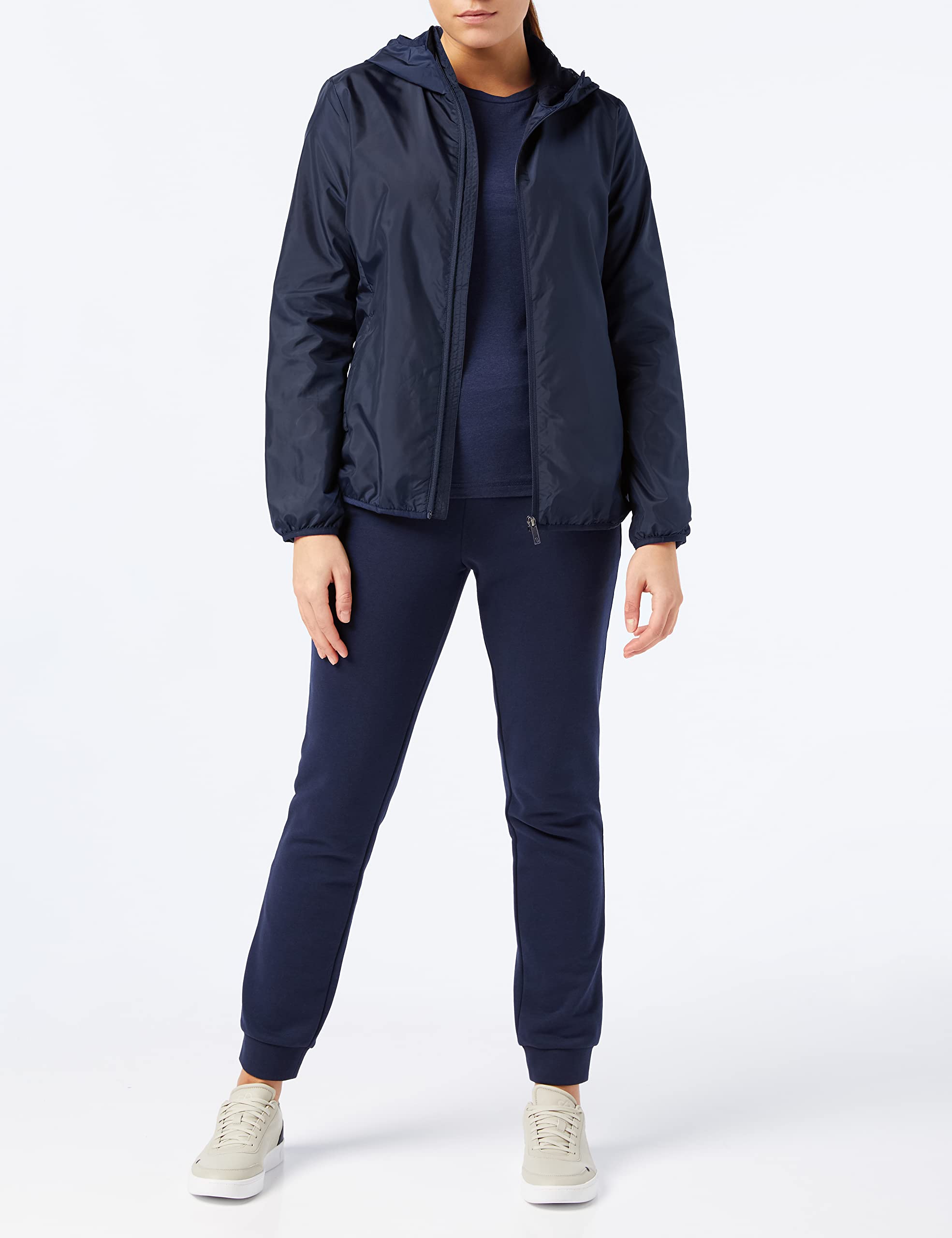 CARE OF by PUMA Women's Water Resistant Windbreaker Jacket, Blue, EU M (US 8)