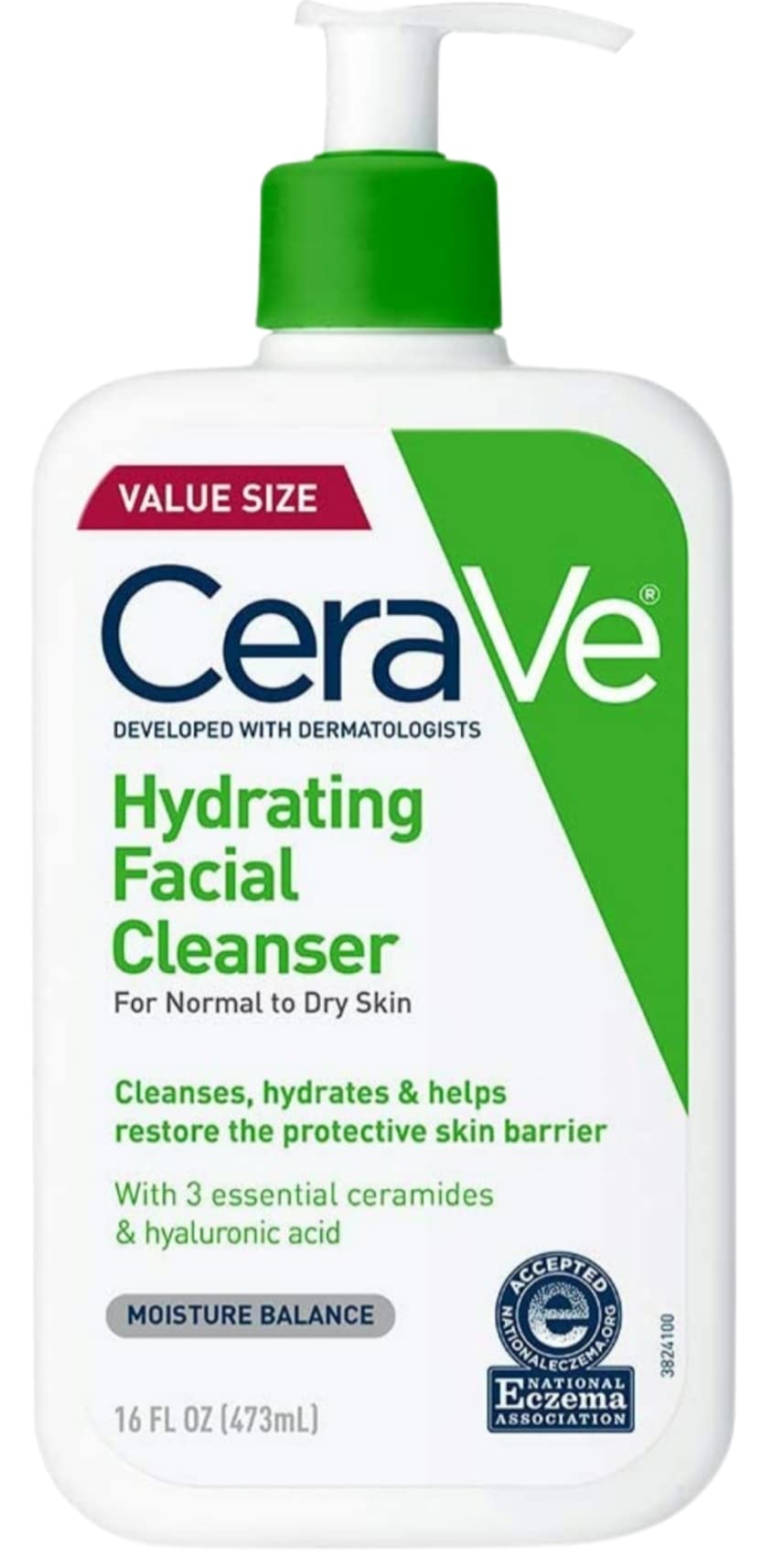 CeraVe Skin Care Bundle - Contains Hydrating Facial Cleanser (16 oz), Foaming Facial Cleanser (16 oz), and Moisturizing Cream (16 oz) Value Size Bundle