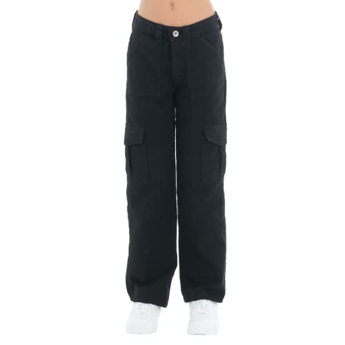 Nauty Blue Girls Jeans High Rise Cargo Multicolour Bootcut - Teen Jeans for Casual Occasions (Medium, Ages 12-14)