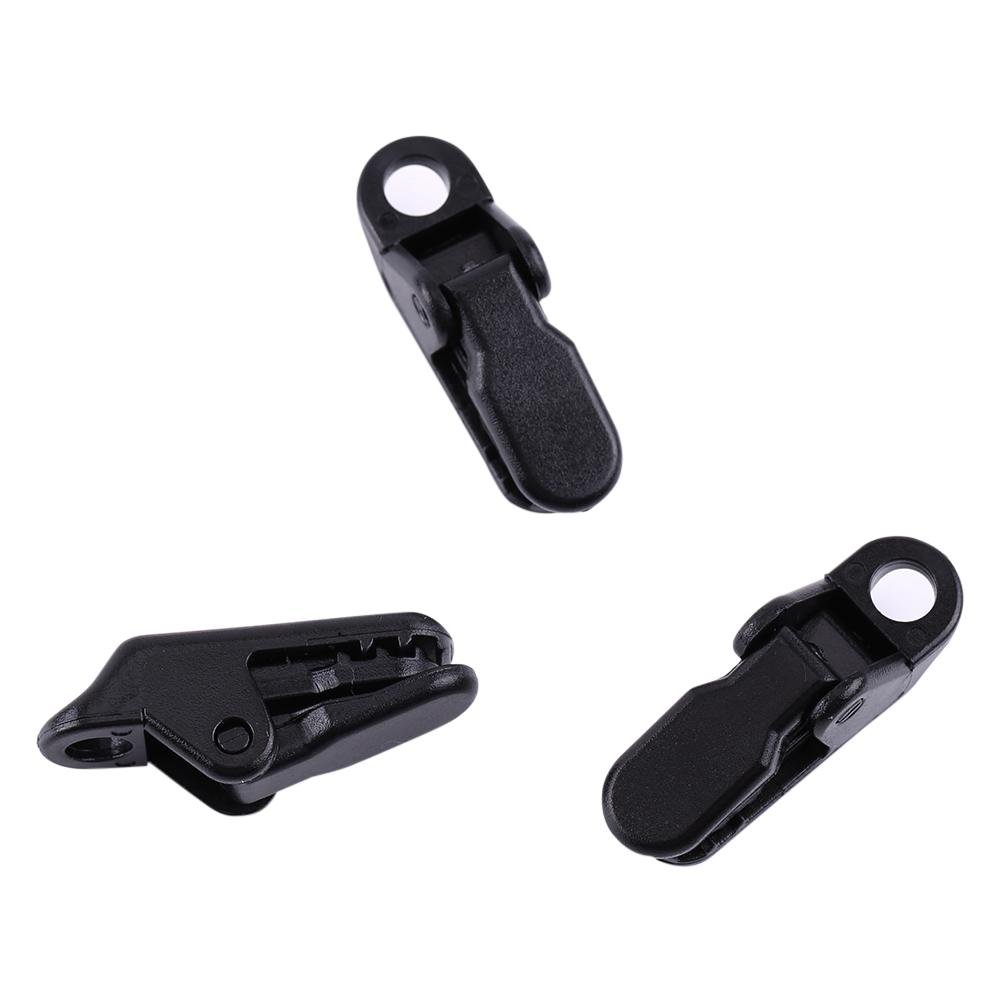 Clips for tarps,20x Cam Awning Clamp Tarp Clips Canopy Clamp Kit Tarp Clips Set Black Tent Snap Replacement for Outdoor Cam Tent, Awning, Caravan