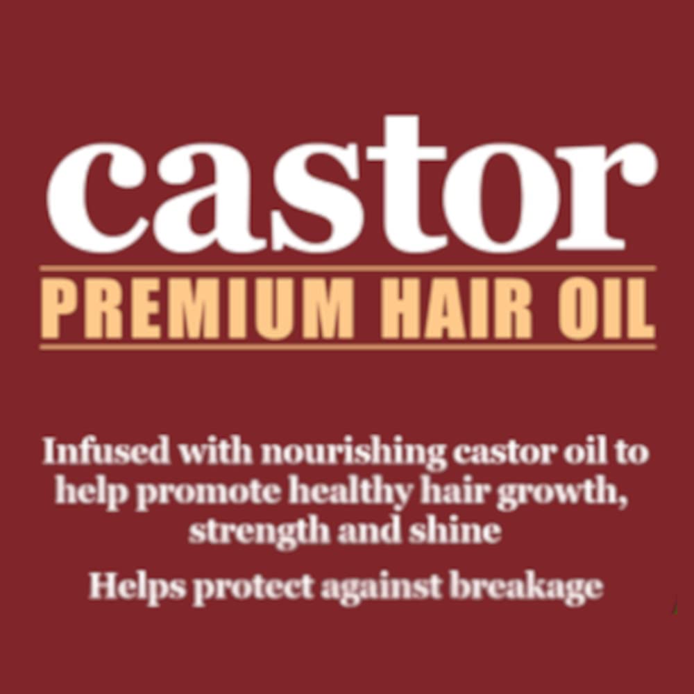 Difeel Castor Pro-Growth Hair Care Gift Set - 4-PC Shampoo, Conditioner, Hair Mask, and Hair Oil