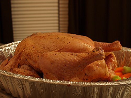 Durable Foil Rectangular Aluminum Roasting Pan, X-Large, 16 5/8” x 11 7/8” x 2 ½” (Pack of 12)