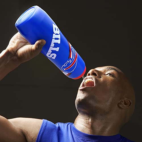 Party Animal The NFL New England Patriots Squeezy Water Bottle, Team Color
