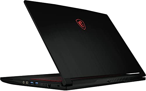 MSI 2023 GF63 Thin 15.6" 144Hz FHD IPS Gaming Laptop 10-Core Intel i7-12650H NVIDIA RTX4050 6GB GDDR6 32GB DDR4 2TB NVMe SSD HDMI WiFi AX RJ45 USB-C w/DP Backlit Keyboard Windows 10 Pro w/RE USB