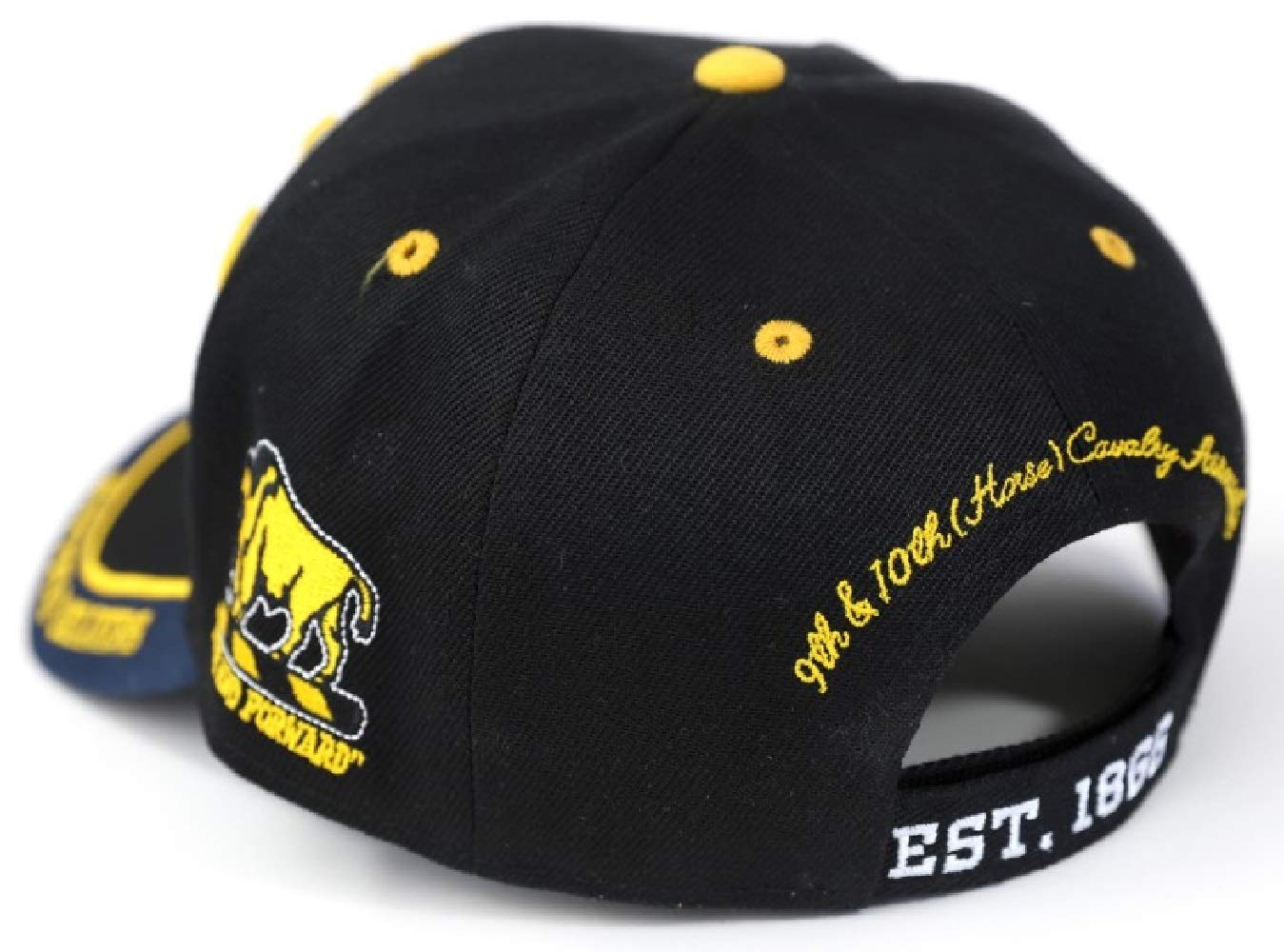 Buffalo Soldiers Cap 9th & 10th (Horse) Calvary Association Black