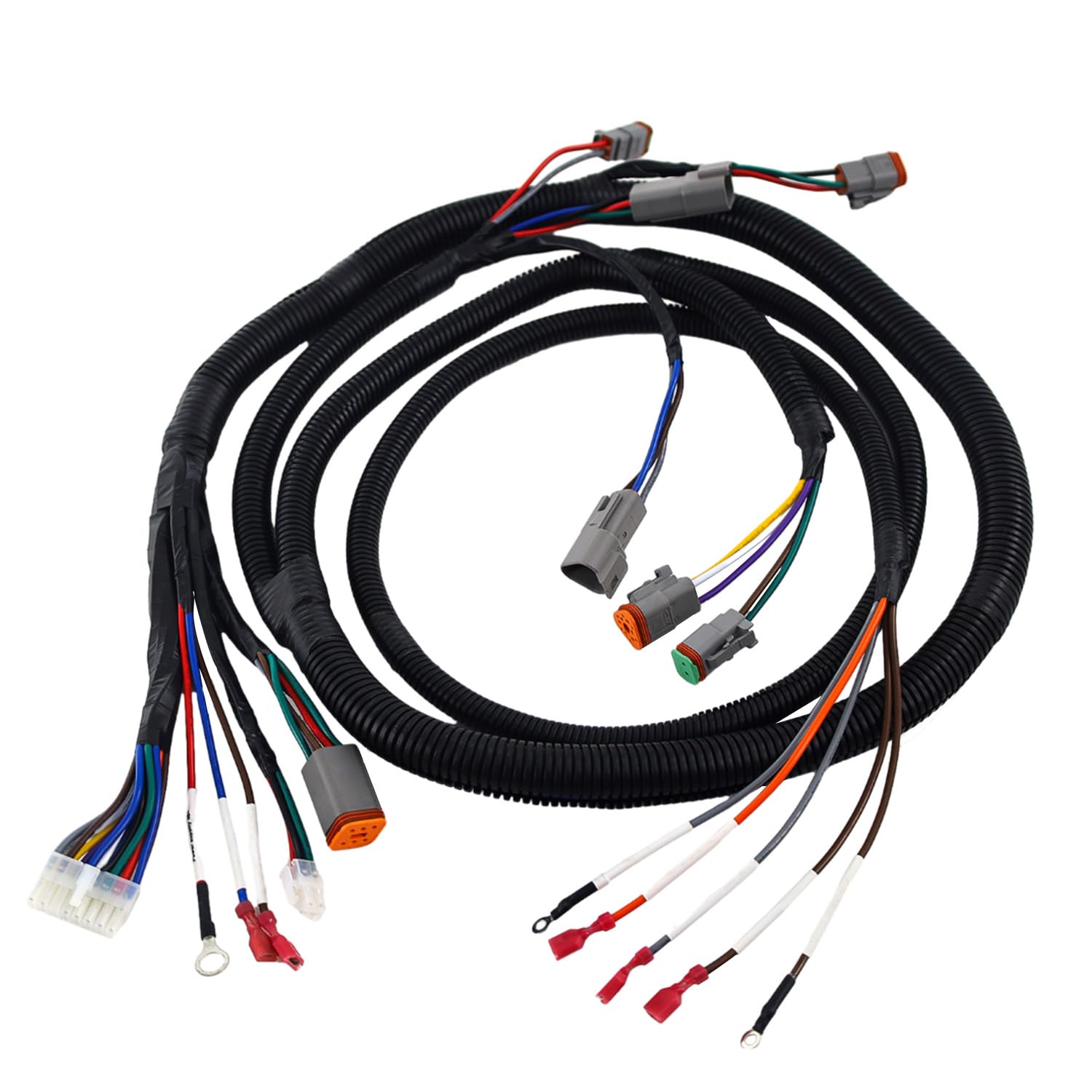 CLUBRALLY Golf Cart Control Wiring Harness for Club Car DS-Black Controller#1510-5201, DS Complete Vehicle Wiring Harnesses,OEM#102196601