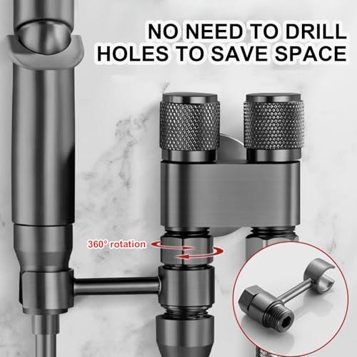 Handheld Bidet Sprayer Attachment Bidet Toilet Sprayer With Double Outlet Valves Washing Toilet Accessories Easy To Use