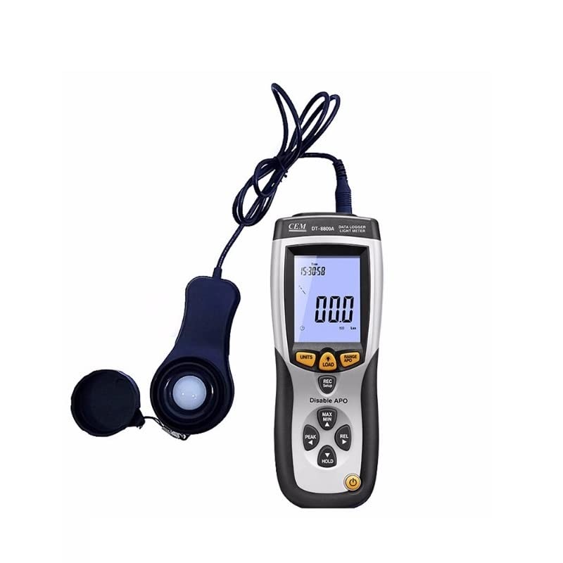 Digital Tester Handheld Professional Illuminometer, USB Data Recording and Analysis