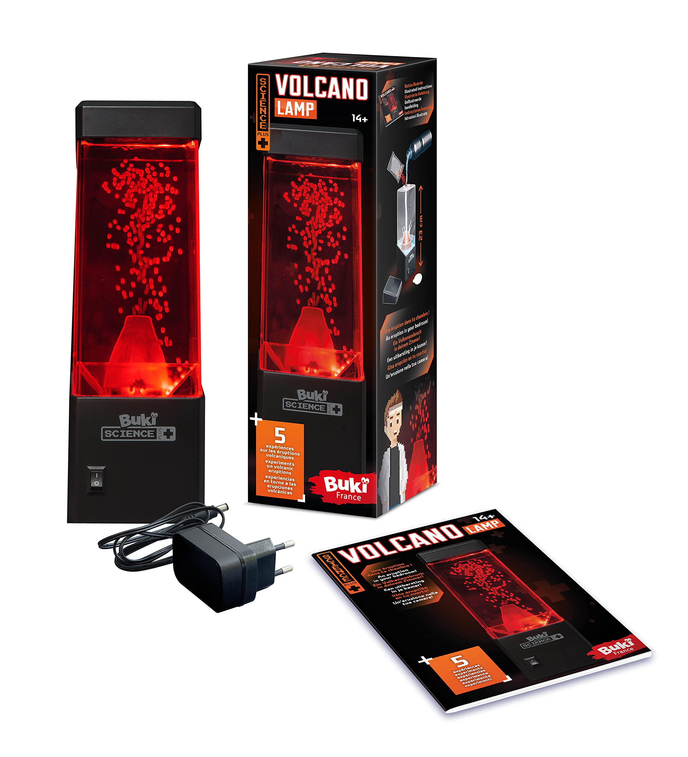 Buki France SP002 Volcano Lava Lamp