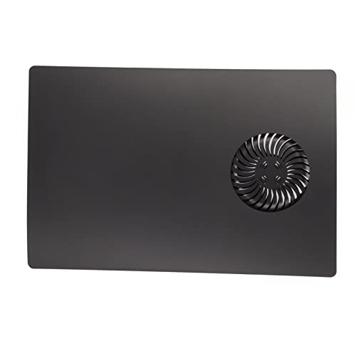 Console Panel Board Replaceable Heat Dissipation Scratchproof Matte Black Front Cover with Heating Fan for Game Console