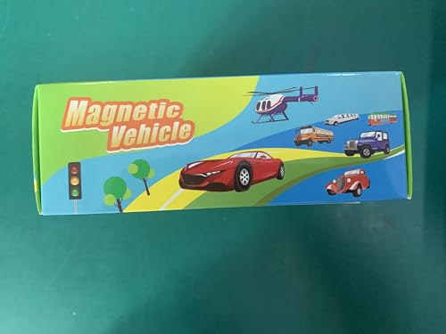 SpriteGru 33 PCS Vehicle Foam Magnets for Toddlers Kids, Perfect for Preschool Learning (Land Air Ocean All Included)