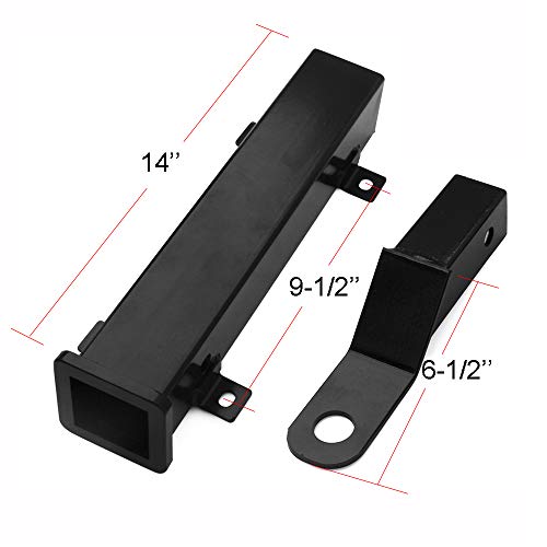 Hodenn Golf Cart Rear Seat Trailer Hitch with Receiver Fit for Footrest-Club Car,EZGO,Yamaha