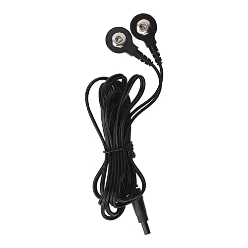 Electrode Wire, 2.35mm Plug TENS Machine Wire Portable 5pcs 2 Snap Connectors for Physiotherapy Machine